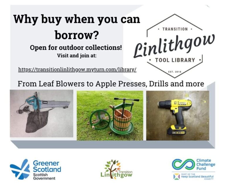 Community News 5th November: Linlithgow Tool Library is back open! - My ...